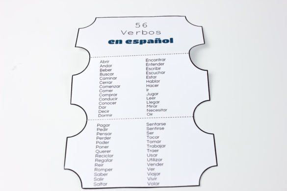 Cuadernos interactivos clase de ELE / Verbos – El tarro de los idiomas